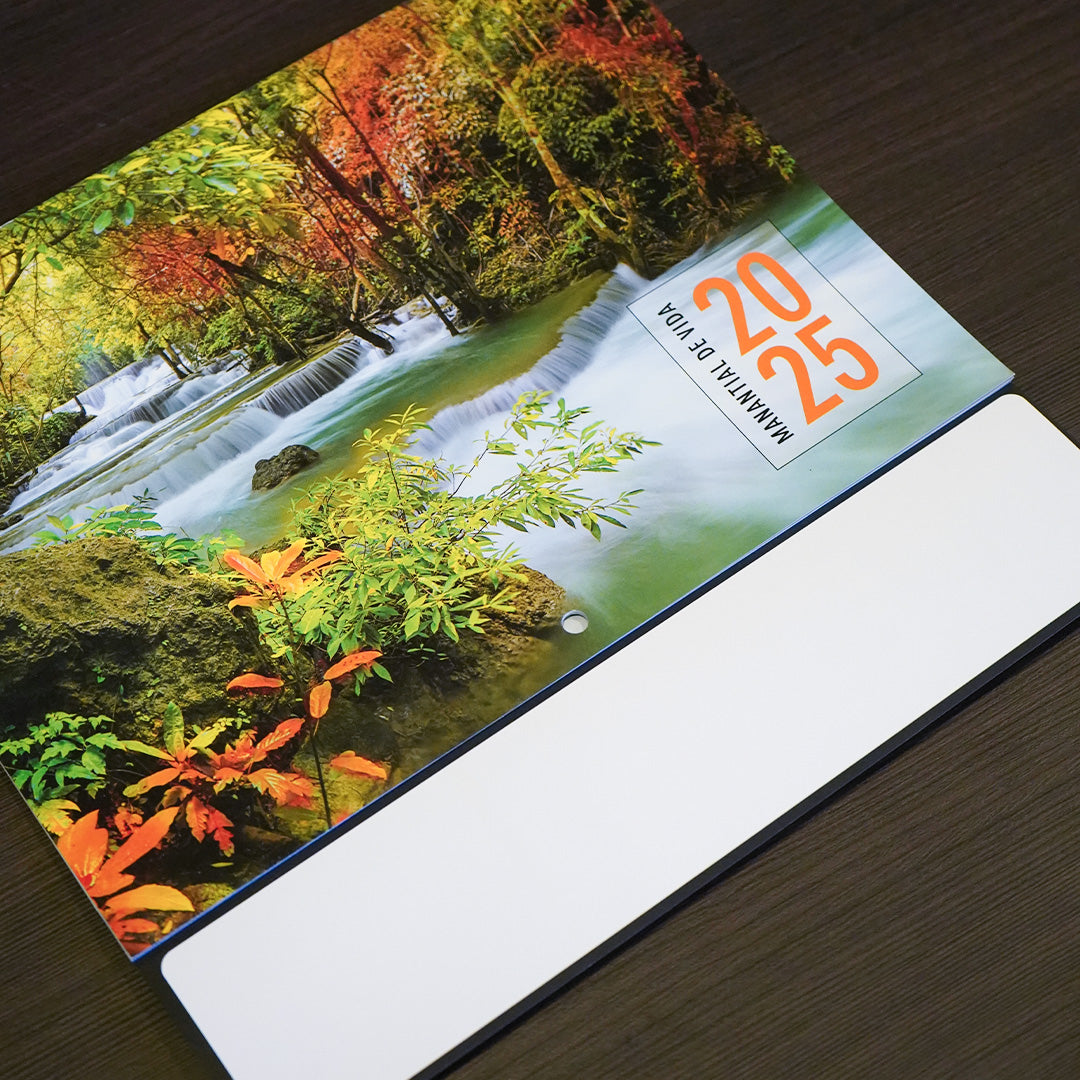 Calendario Manantial de vida / Con versiculos de la Biblia – Peniel USA