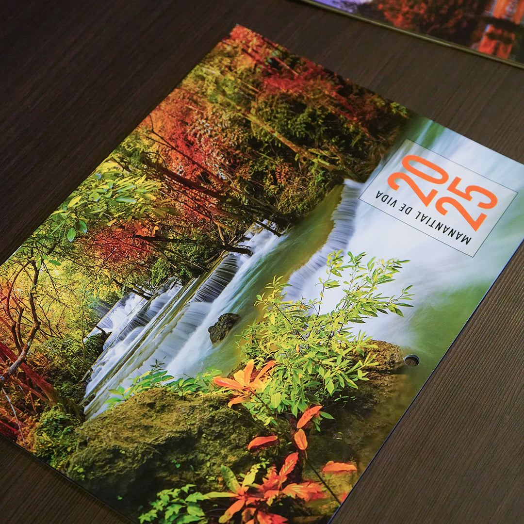 Calendario Manantial de vida / Con versiculos de la Biblia – Peniel USA